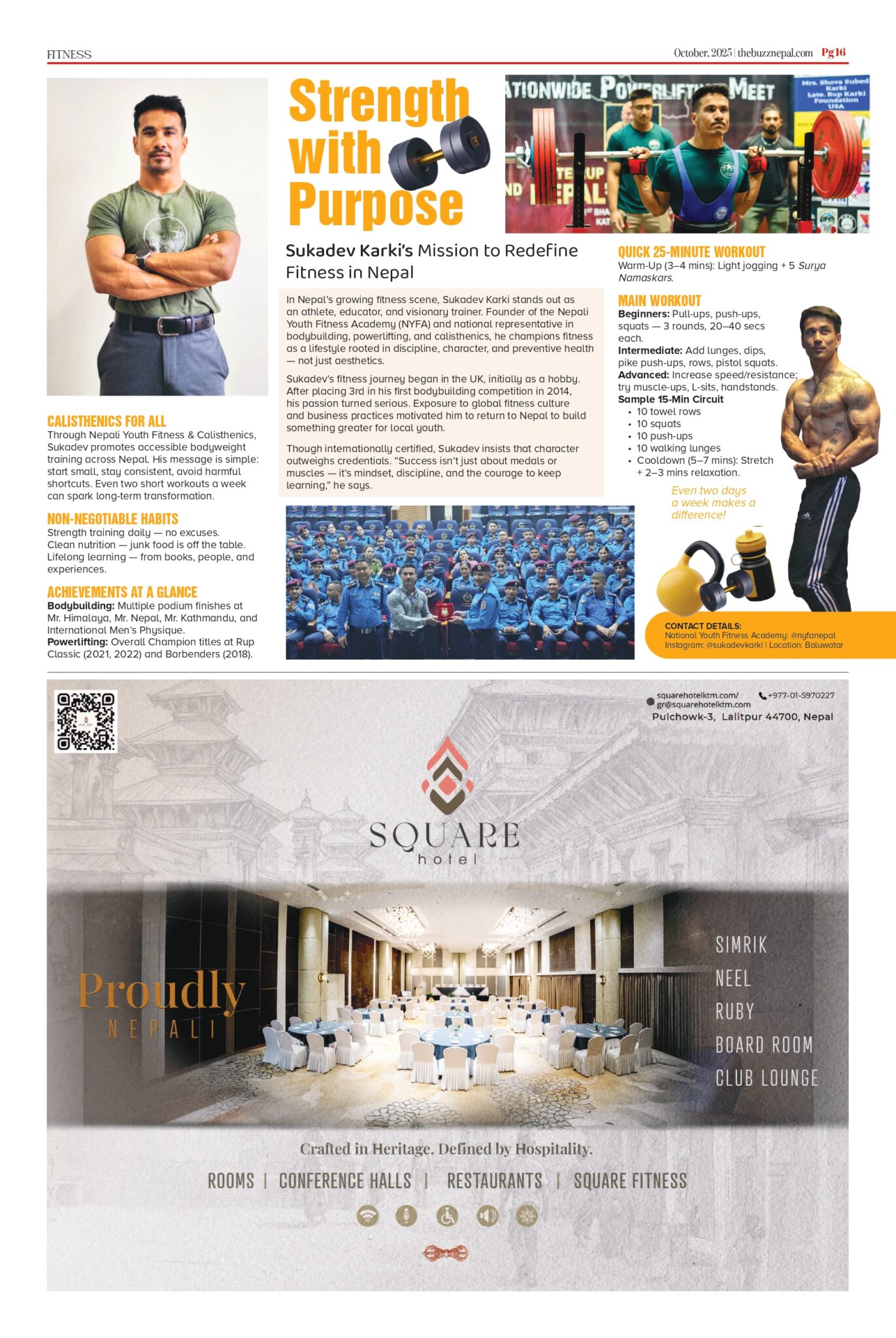Strength with Purpose: Sukadev Karki’s Mission to Redefine Fitness in ...